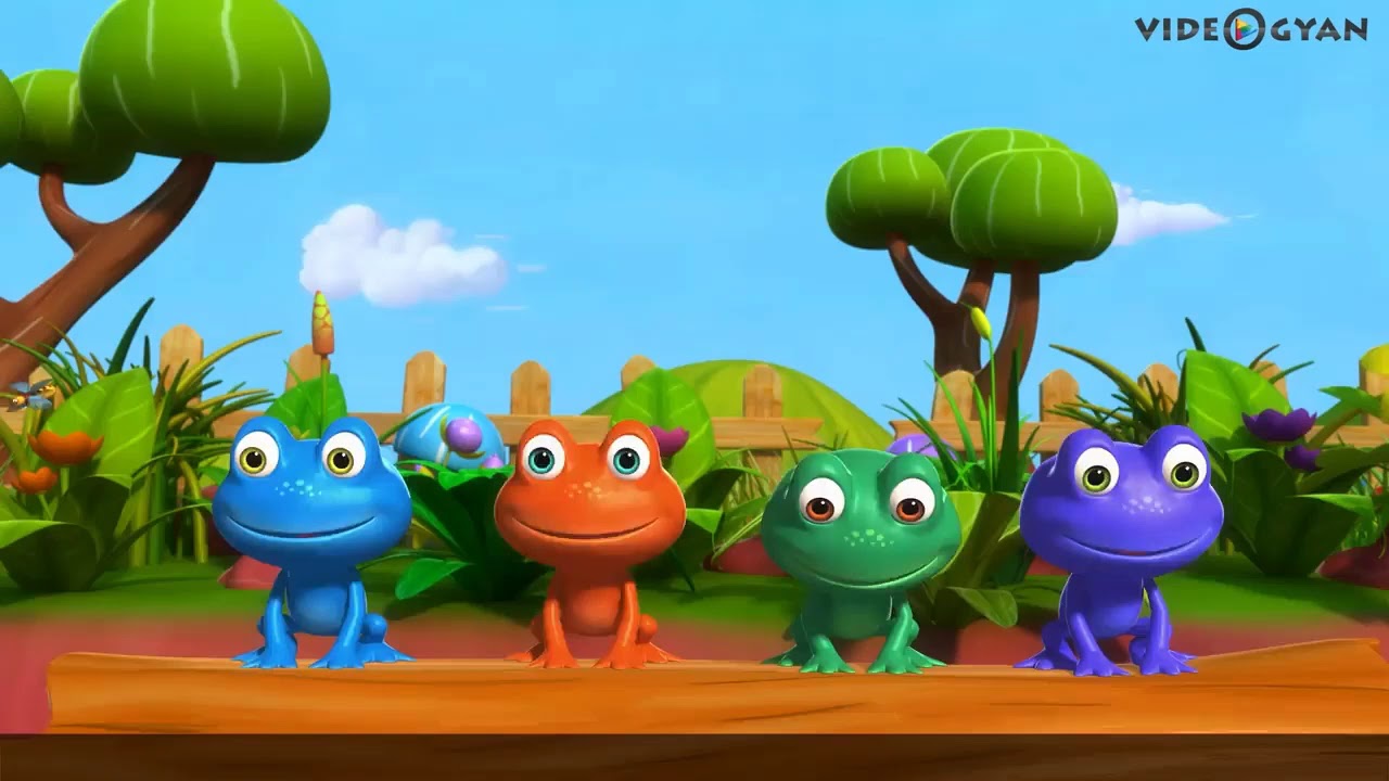 Five Little frog and more - YouTube