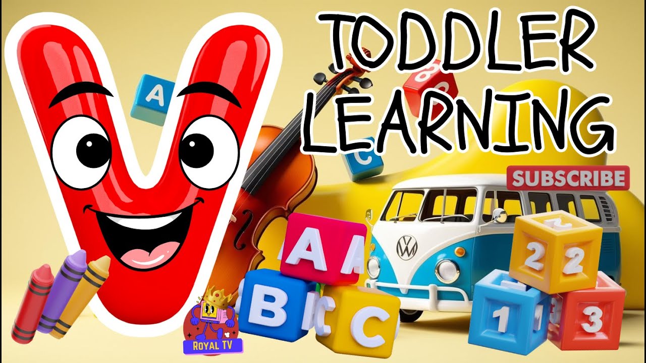 THE LETTER V / ABC Song for Kids + Nursery Rhymes + Songs, Phonics ...