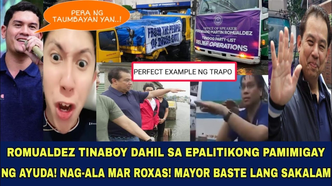 ROMUALDEZ TINABOY DAHIL SA EPALITIKONG AYUDA! NAG-ALA MAR ROXAS! MAYOR ...
