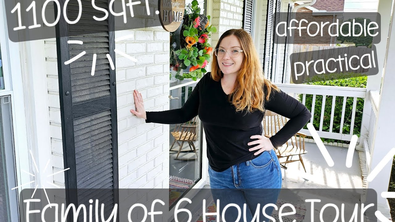 *Small house* family of 6 home tour! simple living - YouTube