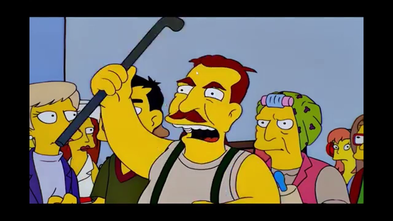 Homer Runs From PBS - YouTube