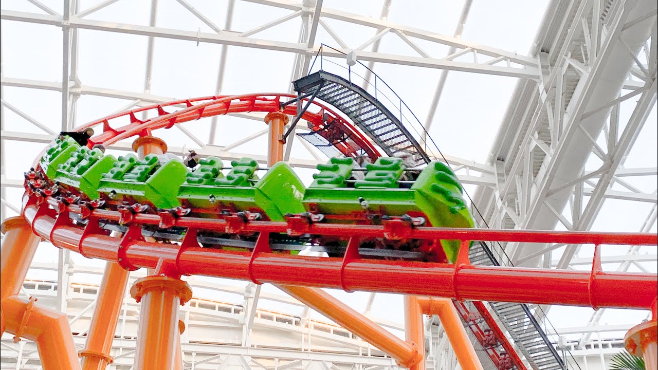 Slime Streak (4K OFF Ride POV)- American Dream, East Rutherford, NJ ...