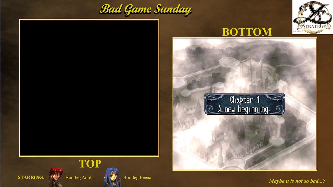 [8/18/19] Bad Game Sunday: Ys Strategy (Nintendo DS) Part 1 - YouTube
