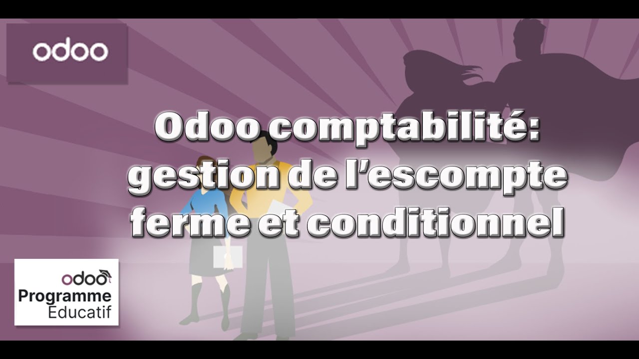 11 Gestion de l'escompte dans la comptabilité Odoo - YouTube