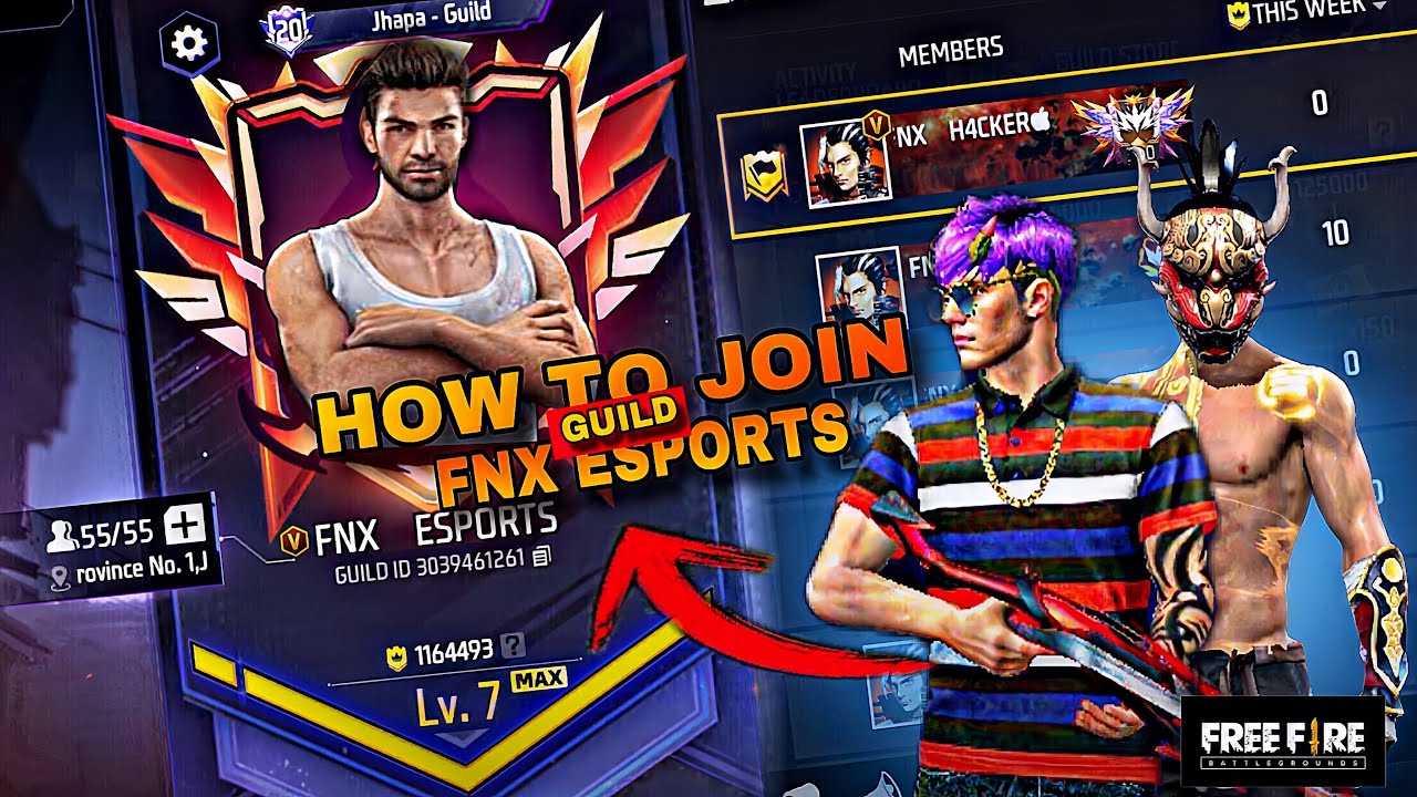 How to join Fnx Esports Guild 🤯😱 | Free Fire 🔥 - YouTube