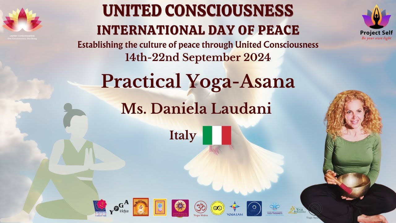 Practical Yoga-Aasana by Ms. Daniela Laudani, Italy UCIDP 2024 - YouTube