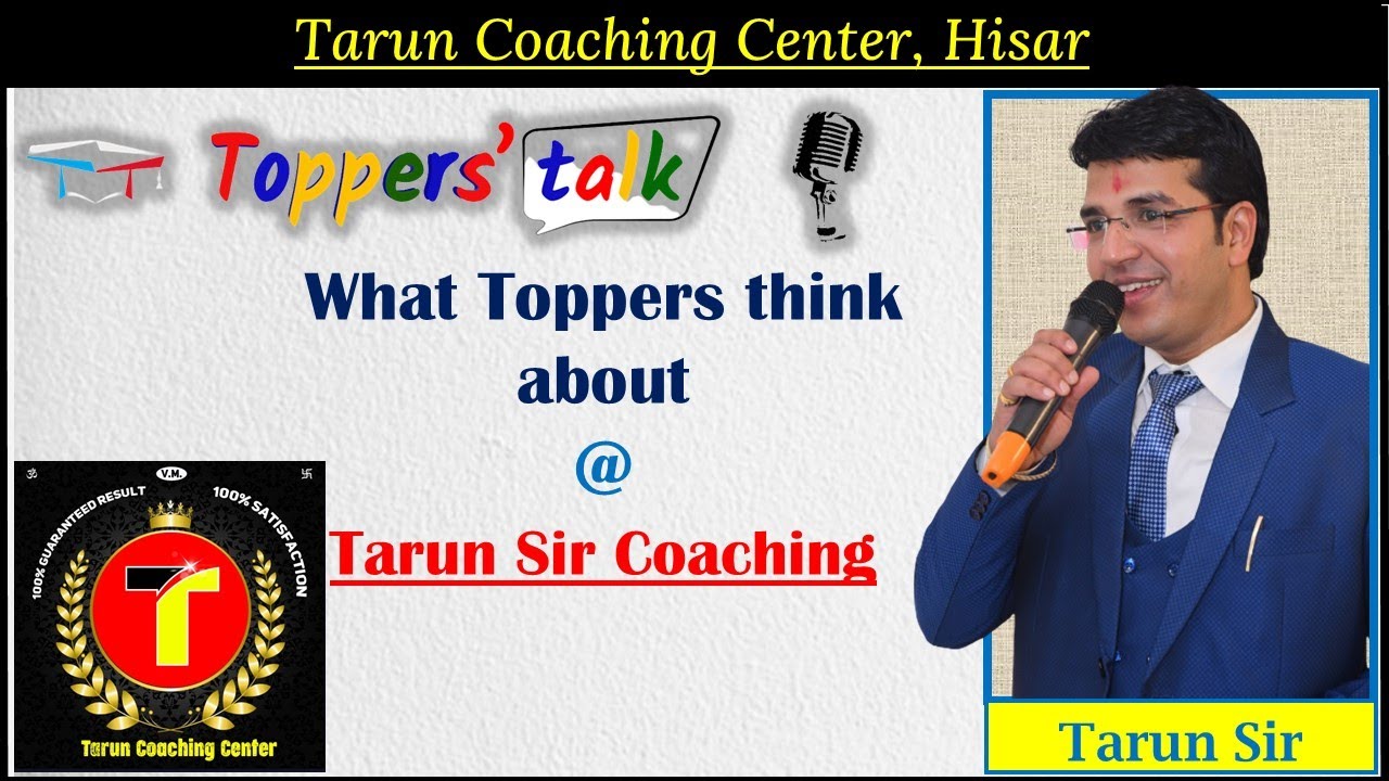 Toppers talk I Tarun Coaching I Hisar I CBSE Board -2022-23 I Contact ...