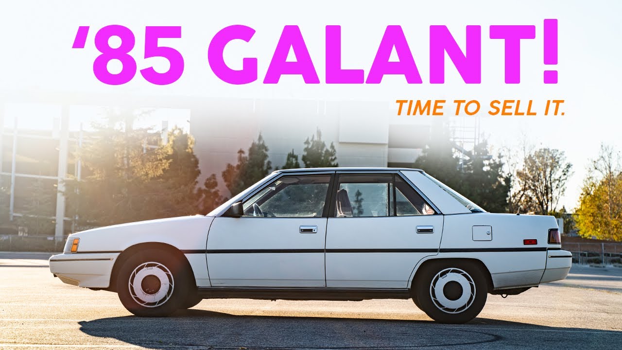 I'm Selling The Rarest Car I Own - 1985 Mitsubishi Galant - YouTube