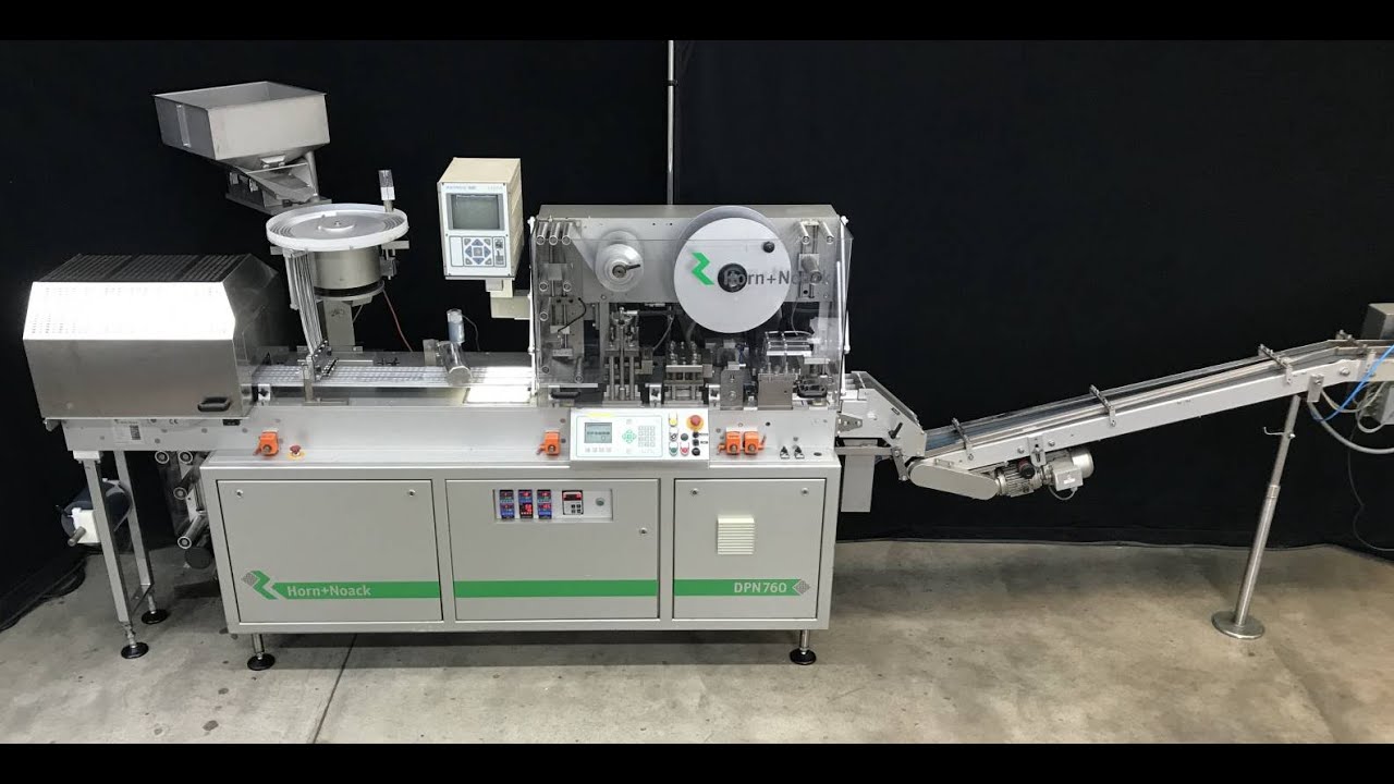 16189 Noack DPN 760 blister machine Testrun - YouTube