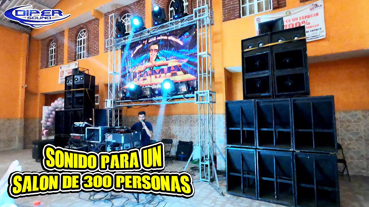 SONIDO LA FAMA CON ESTE EQUIPO TRABAJO EN ESTE SALON Y NOS MUESTRA COMO ...