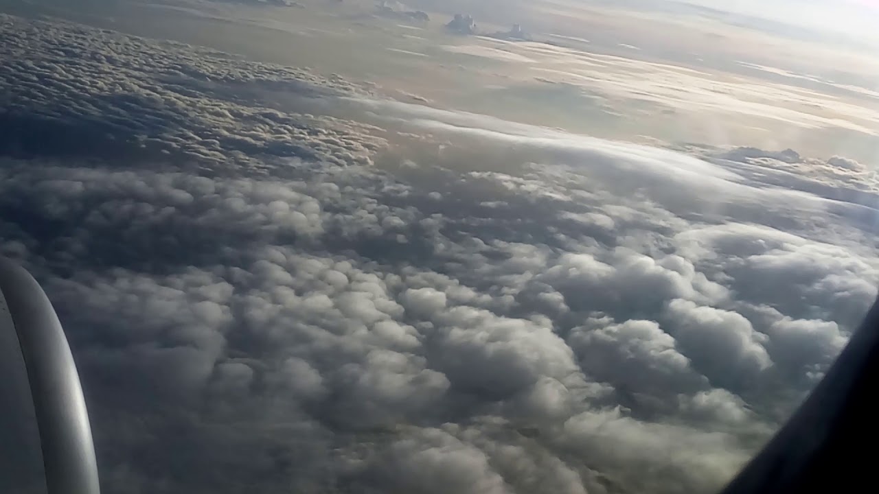 Awesome Clouds from Flight View - YouTube