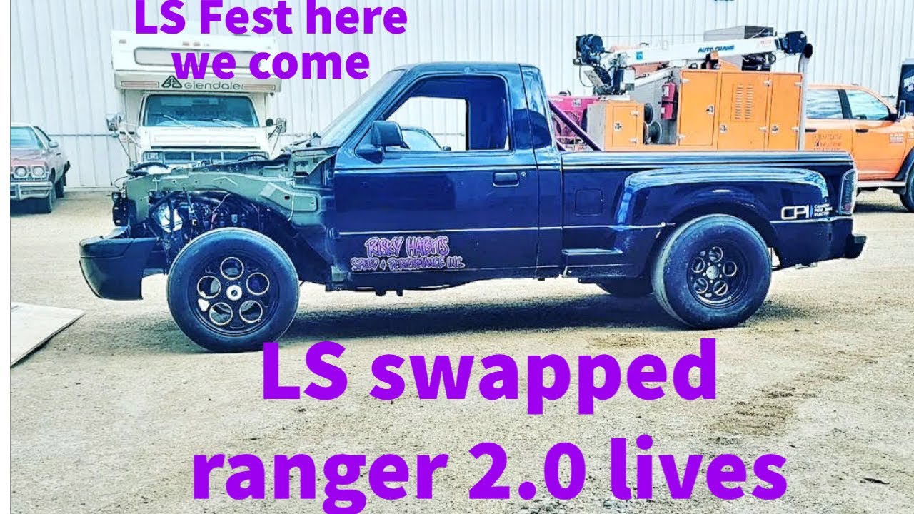LS swapped ranger V2.0 runs! Ls fest west bound - YouTube