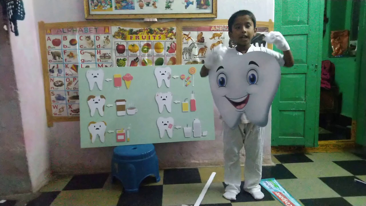 Tooth fancy dress of KURELLI AADVIK from HPS. - YouTube