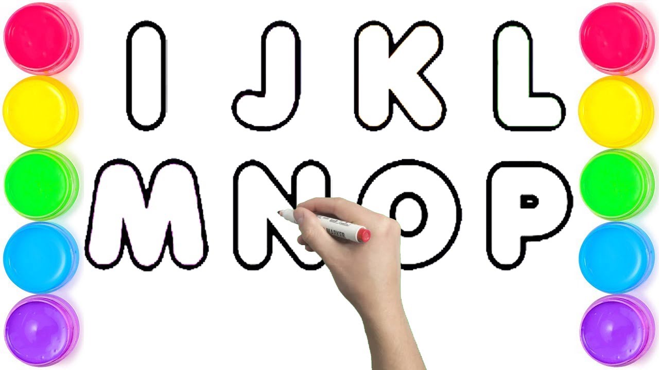 Let's Learn How to Draw IJKL & MNOP Easy For Beginners - Ks Art - YouTube