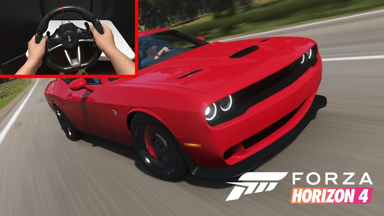 Forza Horizon 4 - Dodge Challenger SRT Hellcat - Hori Racing Wheel ...