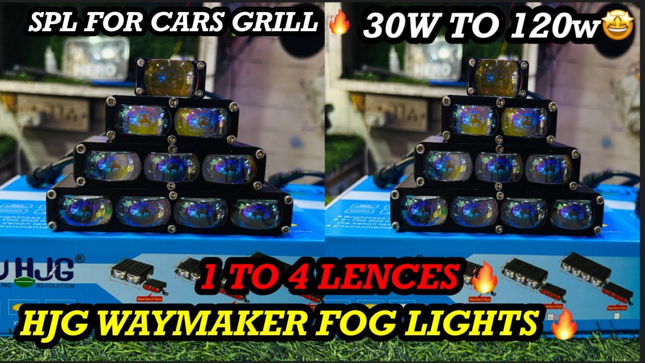 LATEST HJG WAYMAKER FOG LIGHTS 🤩 GRILL FOG LIGHTS | DELIVERY AVAILABLE ...