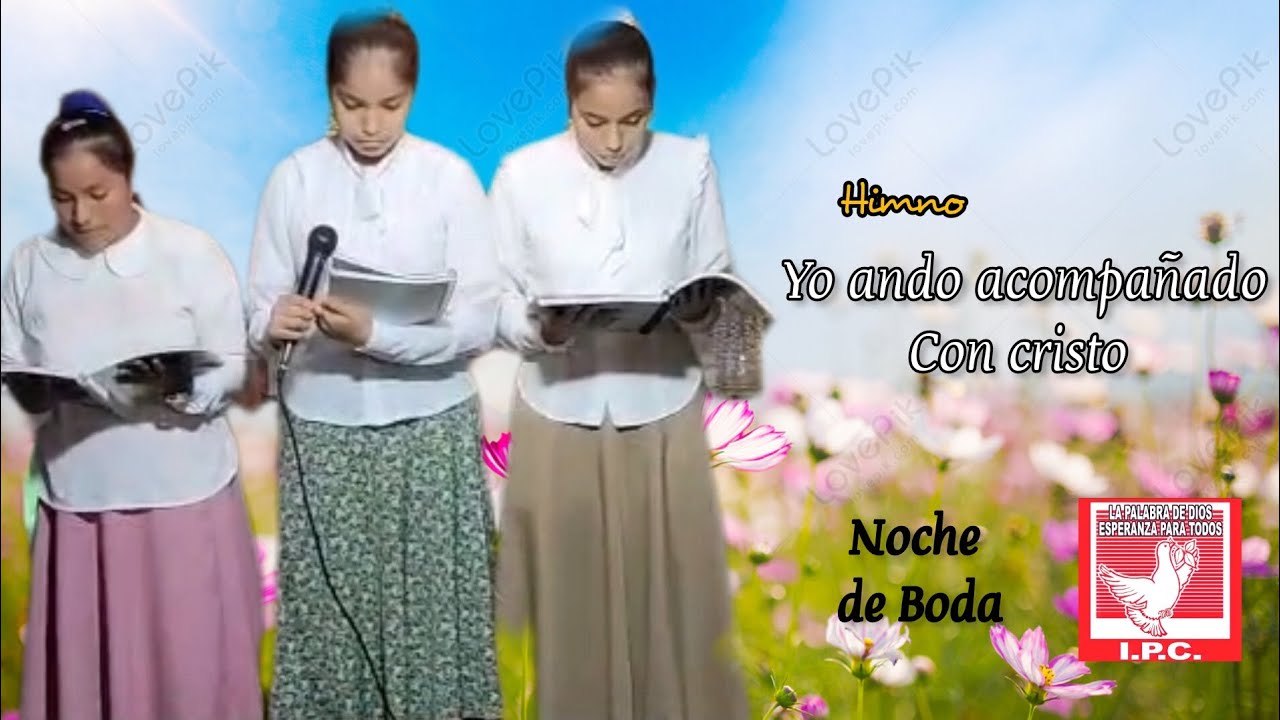 Himno Yo ando acompañado Con Cristo _ Noche de Boda IP LA COSECHA - YouTube