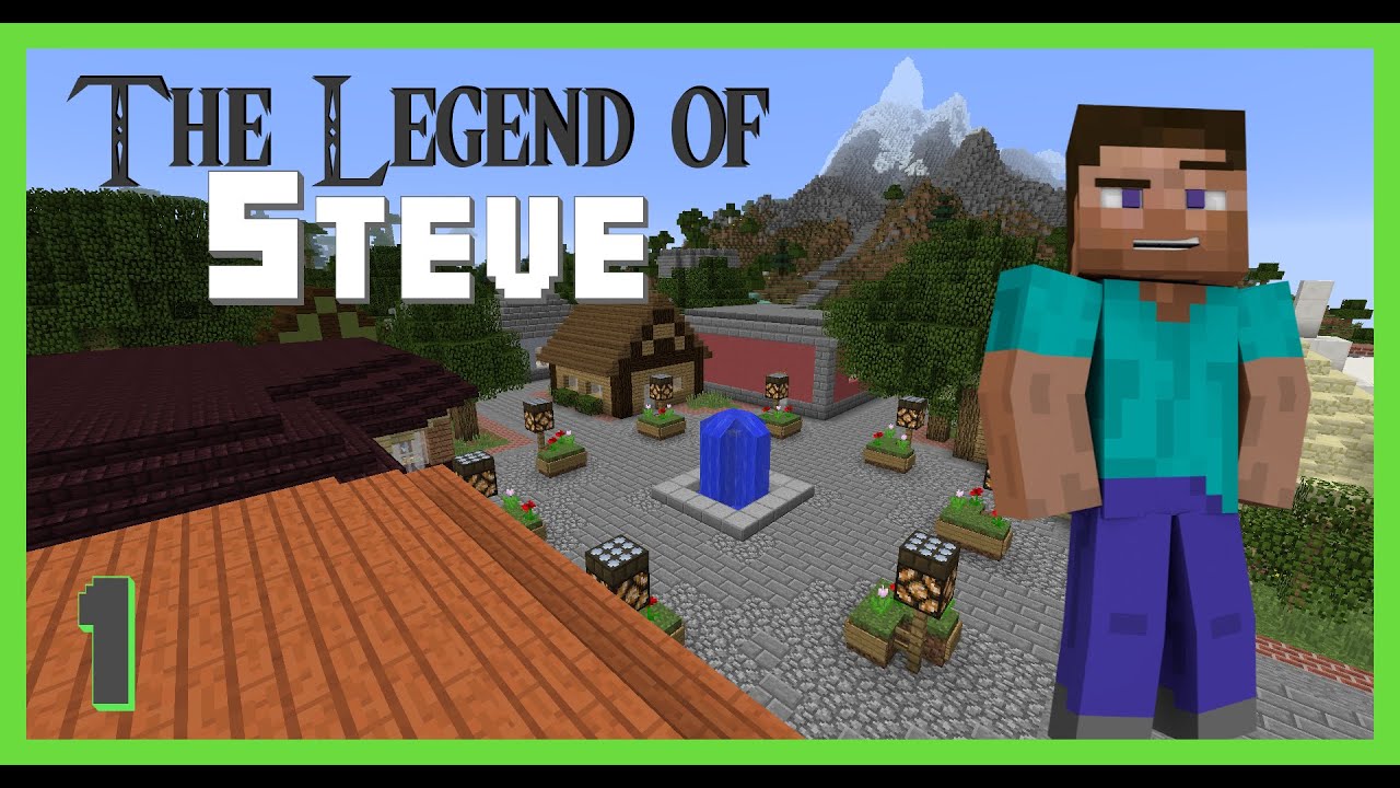 Minecraft: The Legend Of Steve Custom Map | Del 1 - YouTube