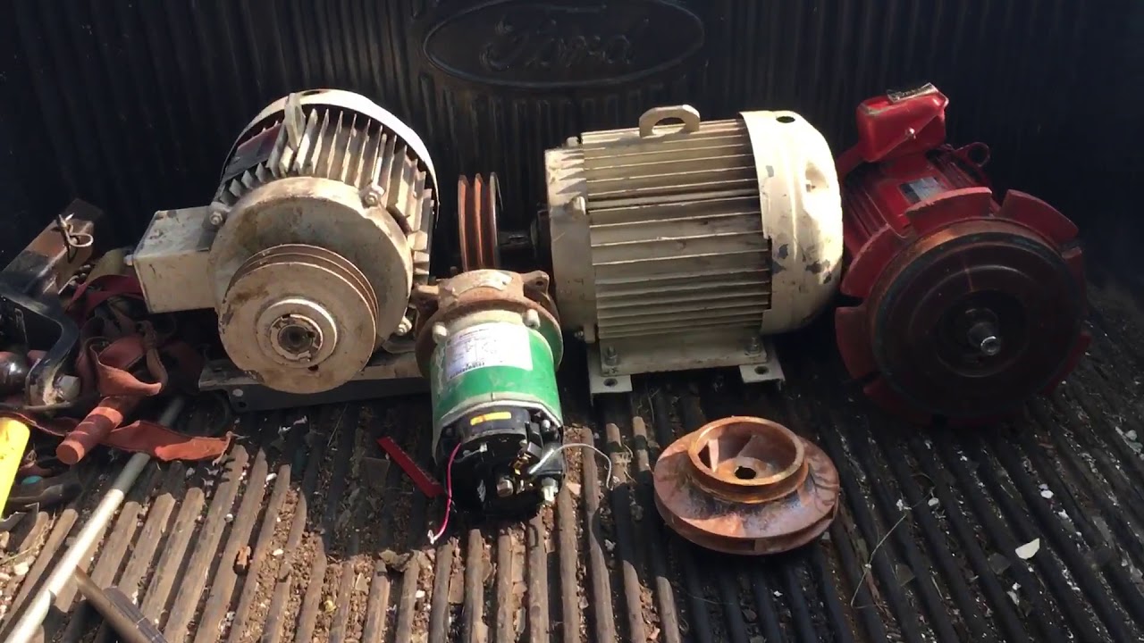 3 Massive Scrap Motors With Huge Brass Propeller - Quick Scrap Run ...