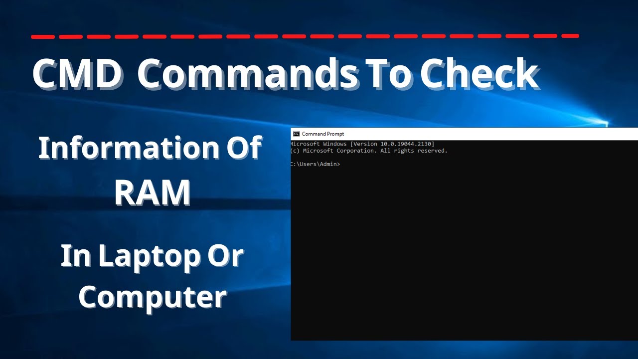 EASIEST WAY TO CHECK THE RAM OF YOUR COMPUTER OR LAPTOP CMD COMMANDS easiest-way-to-check-the-ram-of-your-computer-or-laptop-cmd-commands