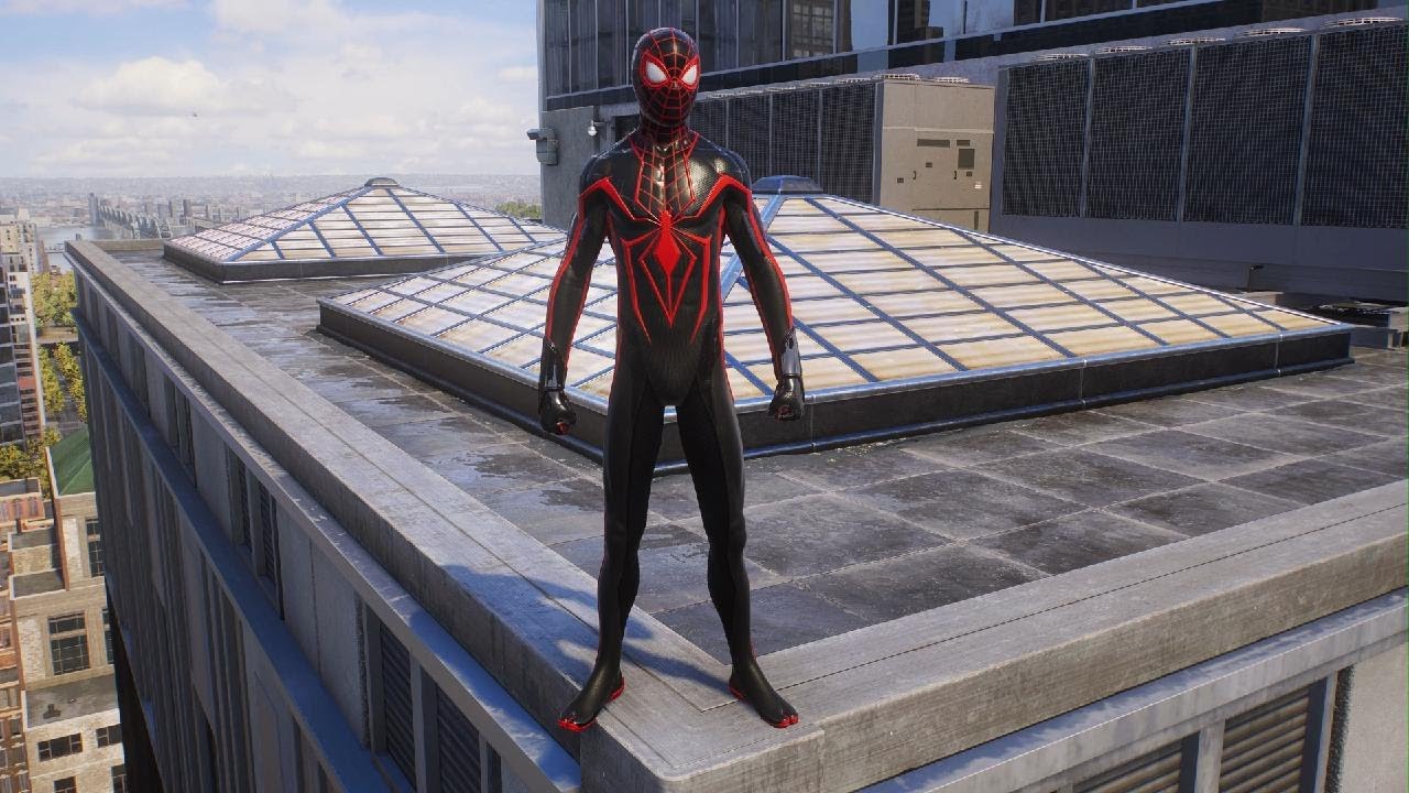 Marvel's Spider-Man 2 - Miles TRACK Suit (Style 3) gameplay - YouTube