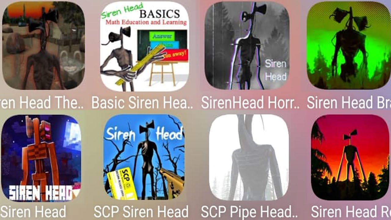 Siren Head ( SCP + SCP Pipe + Granny + Branny + Craft + Basic ) & Siren ...