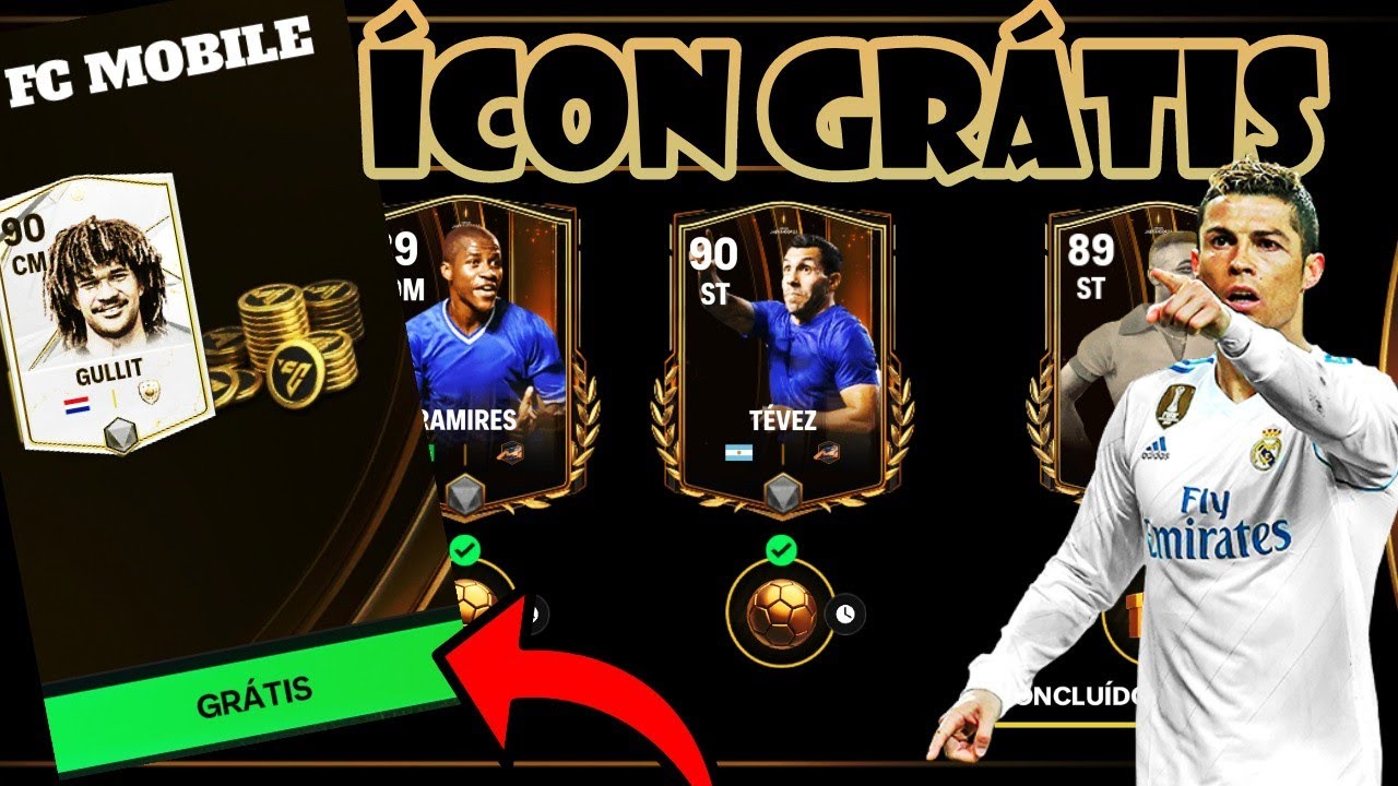 FC MOBILE “Como Resgatar a Carta Icon Grátis no FC Mobile e GANHAR ...
