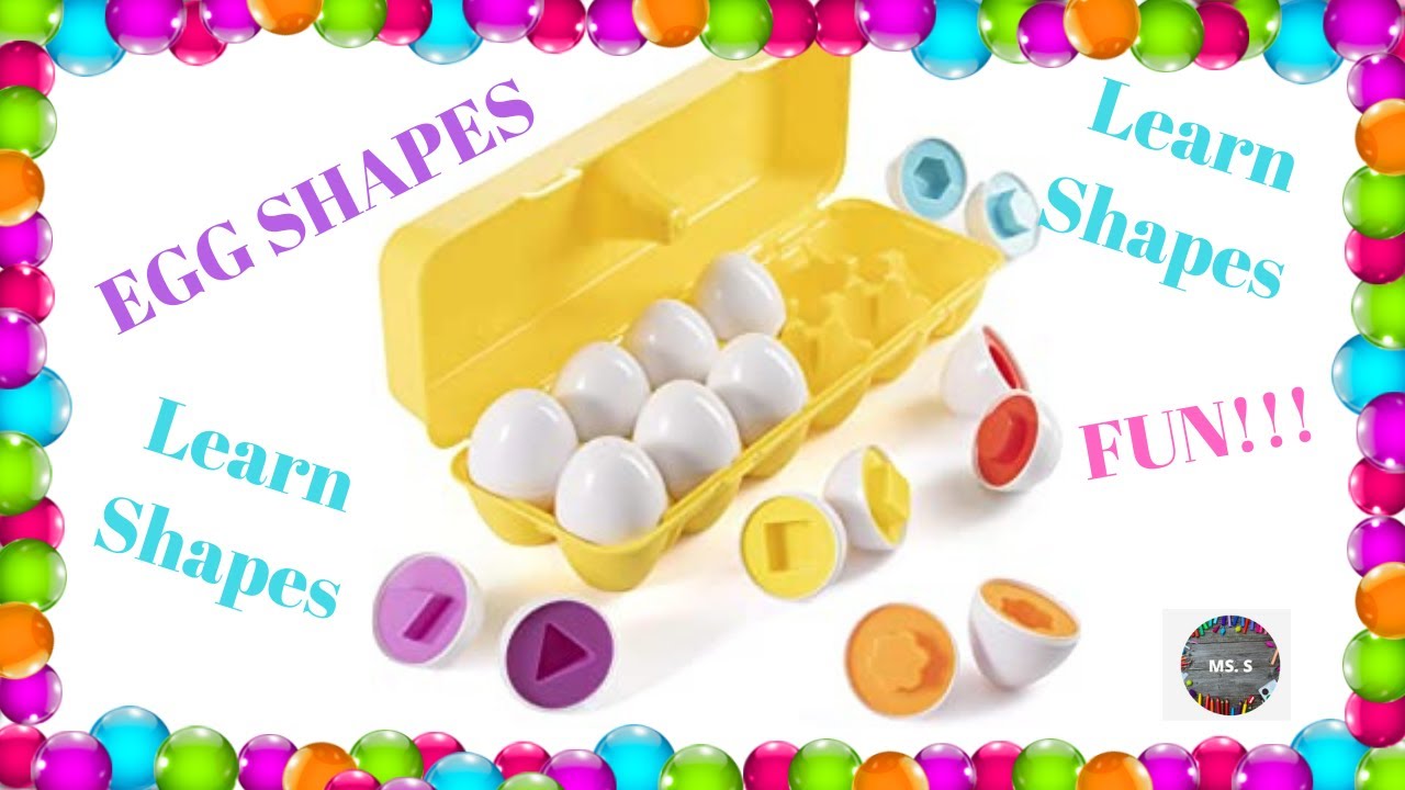 Mix and Match Shape Eggs - YouTube