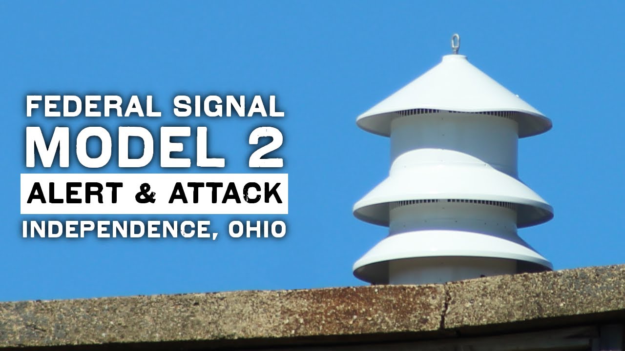 Federal Signal Model 2 (Alert & Attack) | Independence, Ohio Siren Test ...