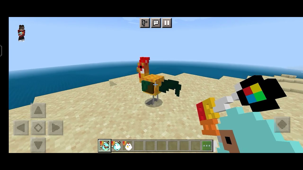 Minecraft mod rooster - YouTube