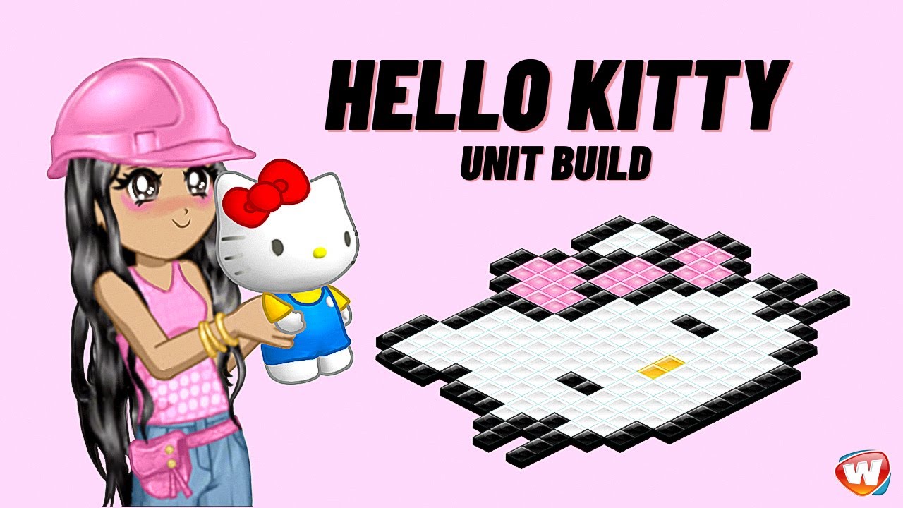Woozworld Hello kitty Unit Build (First wzw video) - YouTube