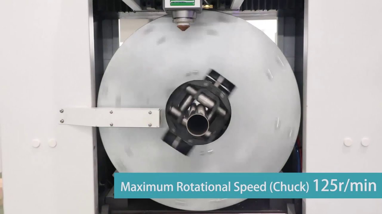 레이밍 튜브 파이버레이저 절단기 Leiming SF6016T - YouTube