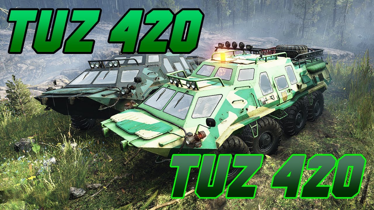 TUZ 420 Rescuers a TUZ 420, Solo gameplay, RIFT task (SnowRunner) - YouTube
