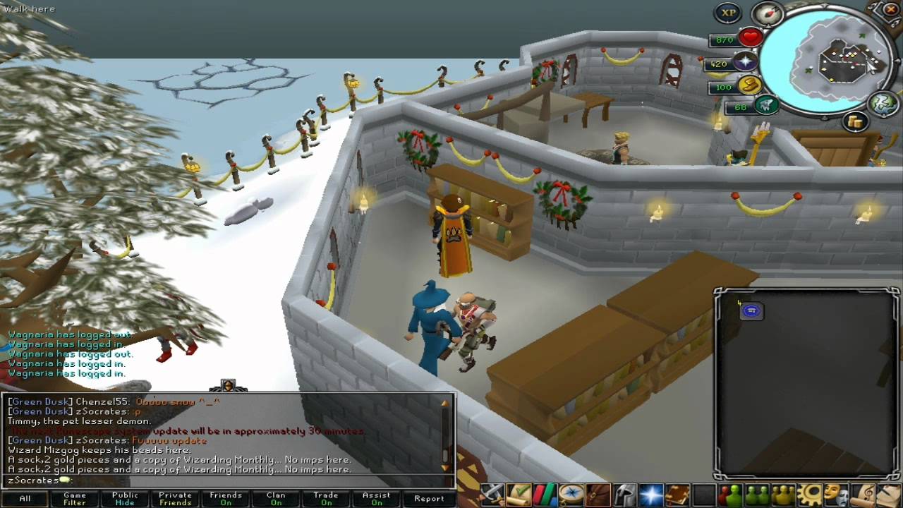 Finding the Imps Runescape 2011 Christmas Event - YouTube