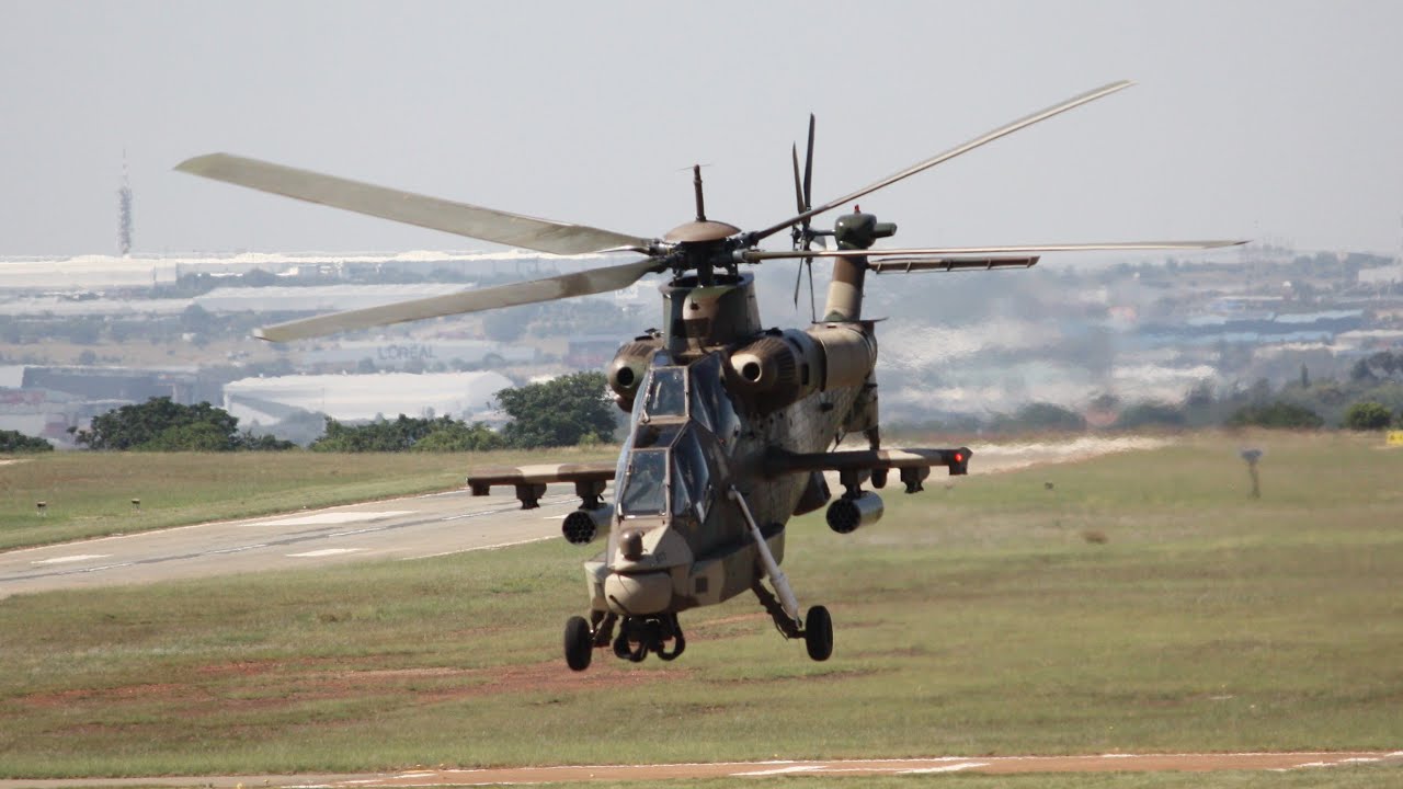 Denel Rooivalk Helicopter SAAF - YouTube