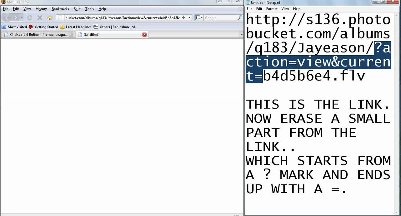 How to download a video from PHOTOBUCKET.com(with out a download ...