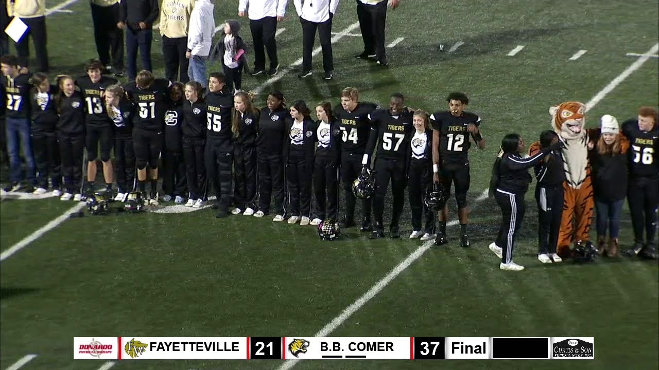 Fayetteville @ B.B. Comer WOIL HS Football GOW 11-01-2019 - YouTube