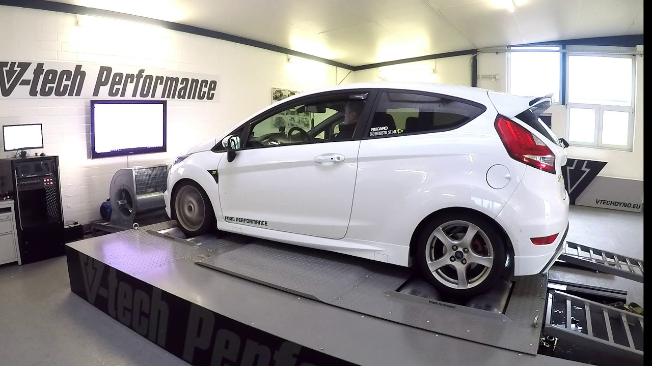 Vtech-Performance Chiptuning Leistungsmessung Ford Fiesta ST 214 PS ...