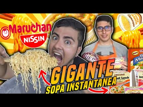 😱🍜LA SOPA INSTANTÁNEA GIGANTE MAS RICA DEL MUNDO😋 - YouTube