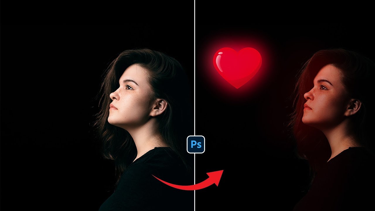 How to create a glow effect in photoshop | Photo manipulation - YouTube