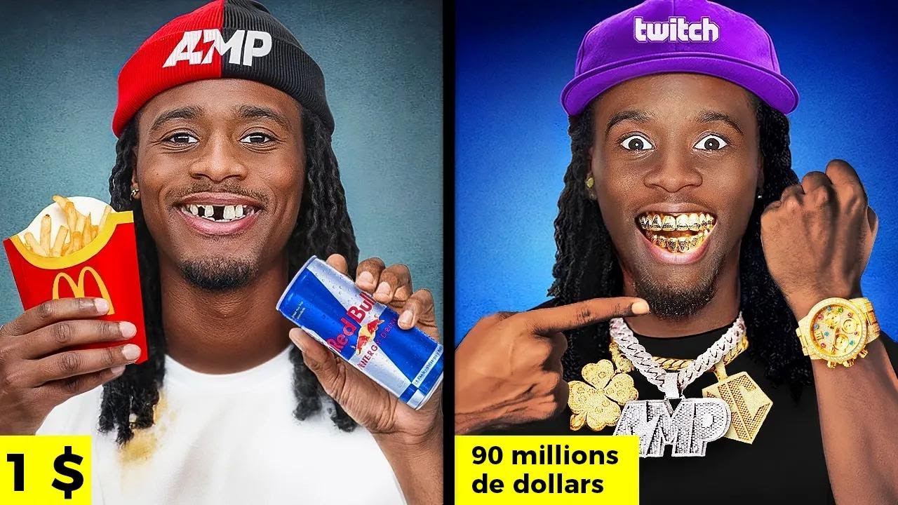 Comparaison : Ce que Kai Cenat a acheté pour 1 $ vs 90 000 000 $ - YouTube