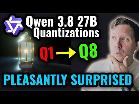 Qwen 3.8 27B Quantizations Q1 - Q8 compared
