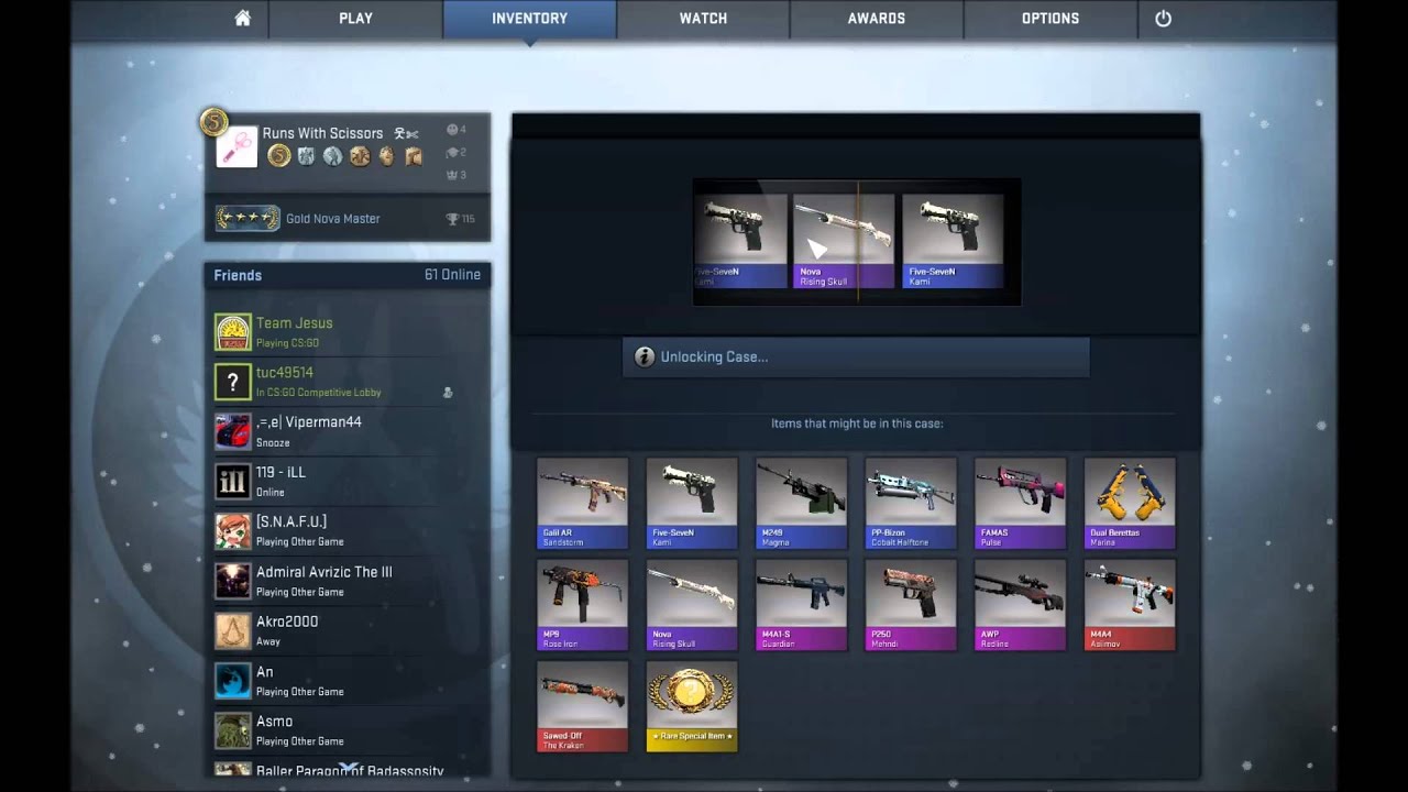 CS GO Winter Arms Deal Case Opening! - YouTube