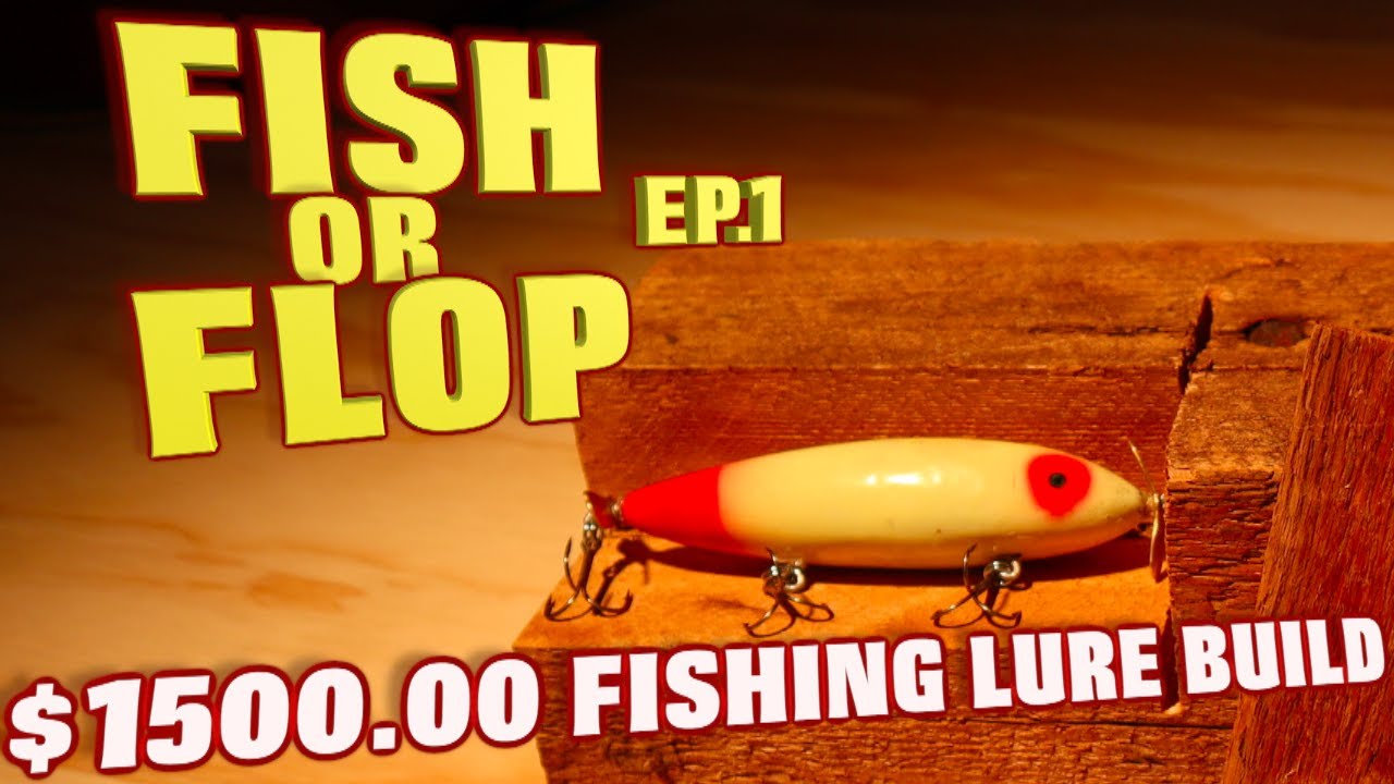 Handmade Barn-wood Fishing Lure | Fish or Flop Ep1 - YouTube