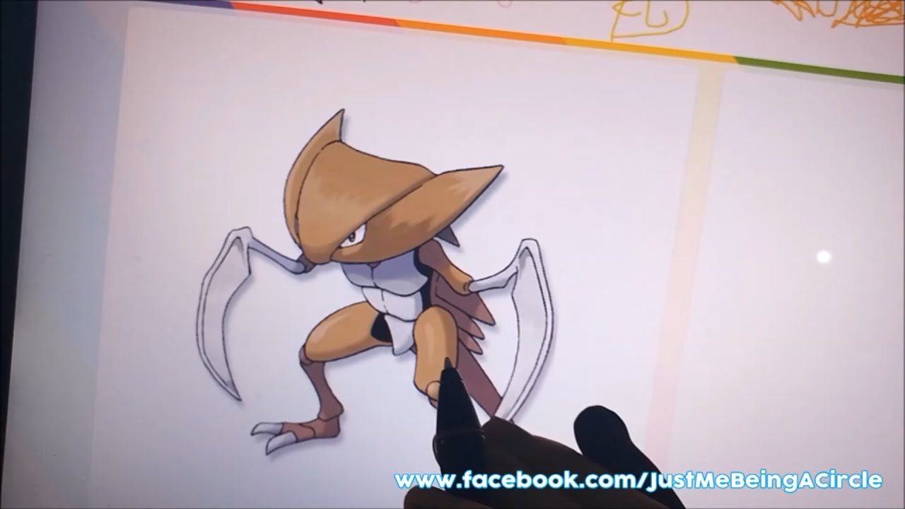 45 Second Pokemon Drawing - Kabutops - YouTube