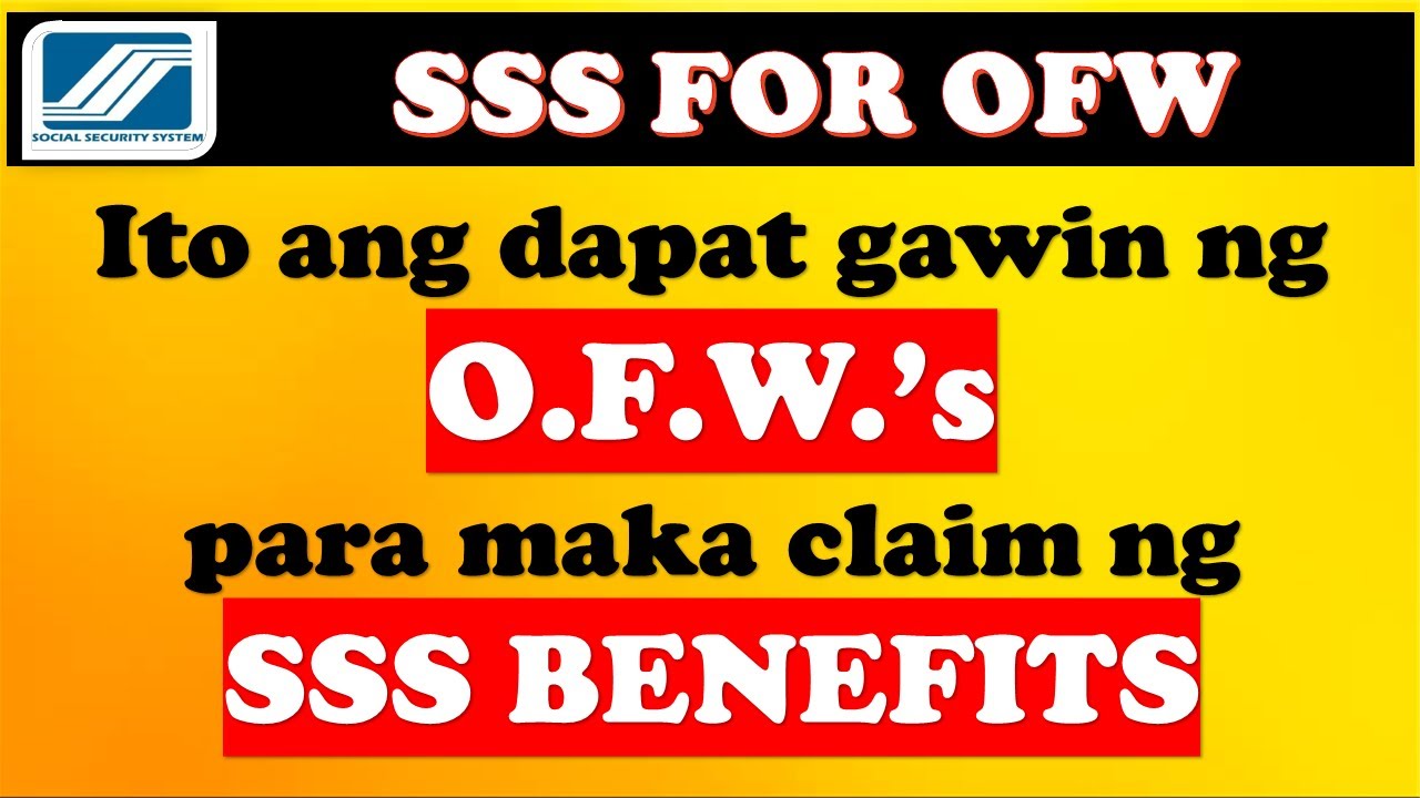 🔴 HOW TO UPDATE YOUR SSS AS OFW ? - YouTube