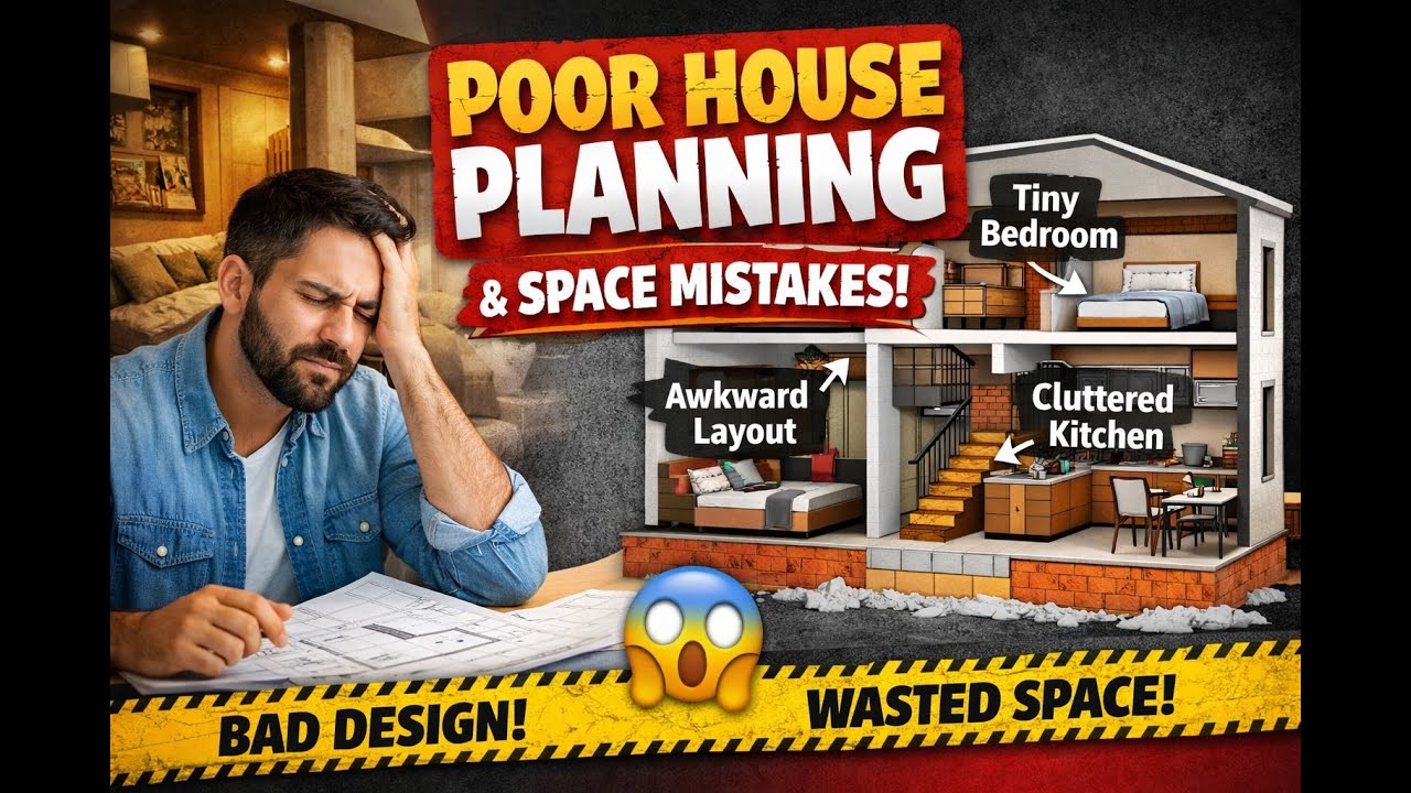 “House Planning Mistakes & Poor Space Management | Home Layout Design ...