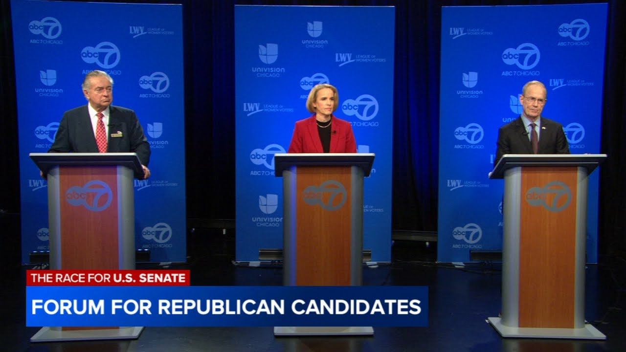 Three front-runner Republican candidates participate in Illinois US ...