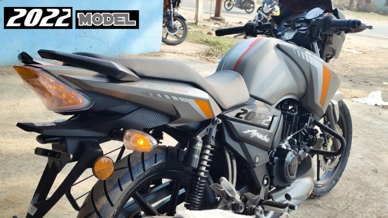 Ye Ha TVS Ki All New 2022 T Grey Apache RTR 160 2v With More Safety ...