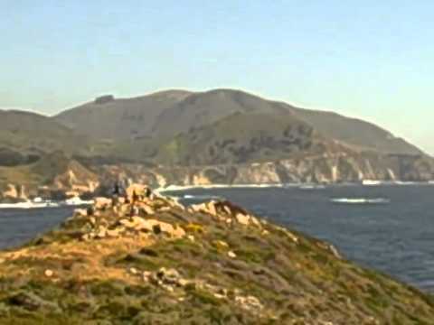 Panoramic Views of Big Sur coastline from Rocky Point restaurant on ...